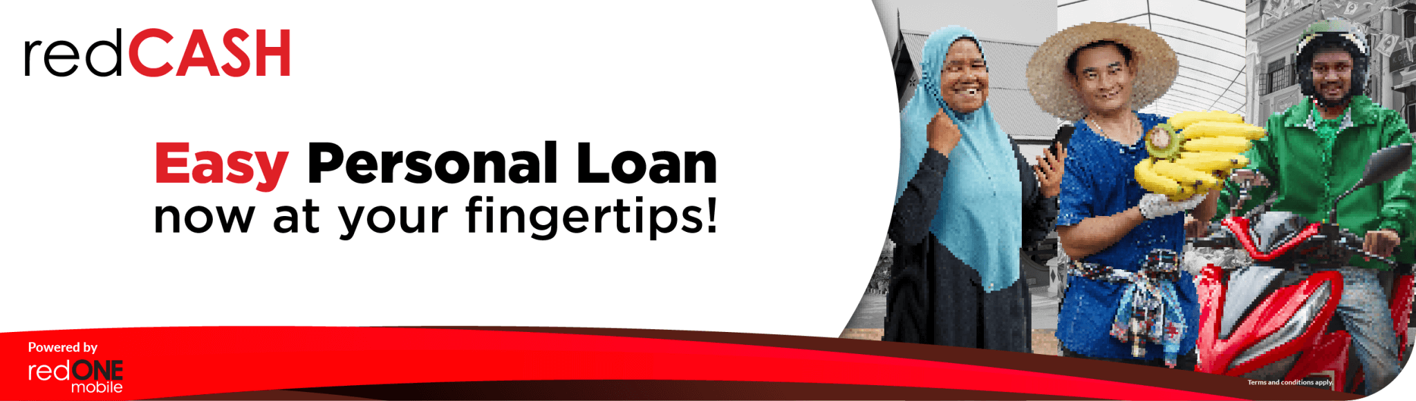 Easy personal loan with redONE