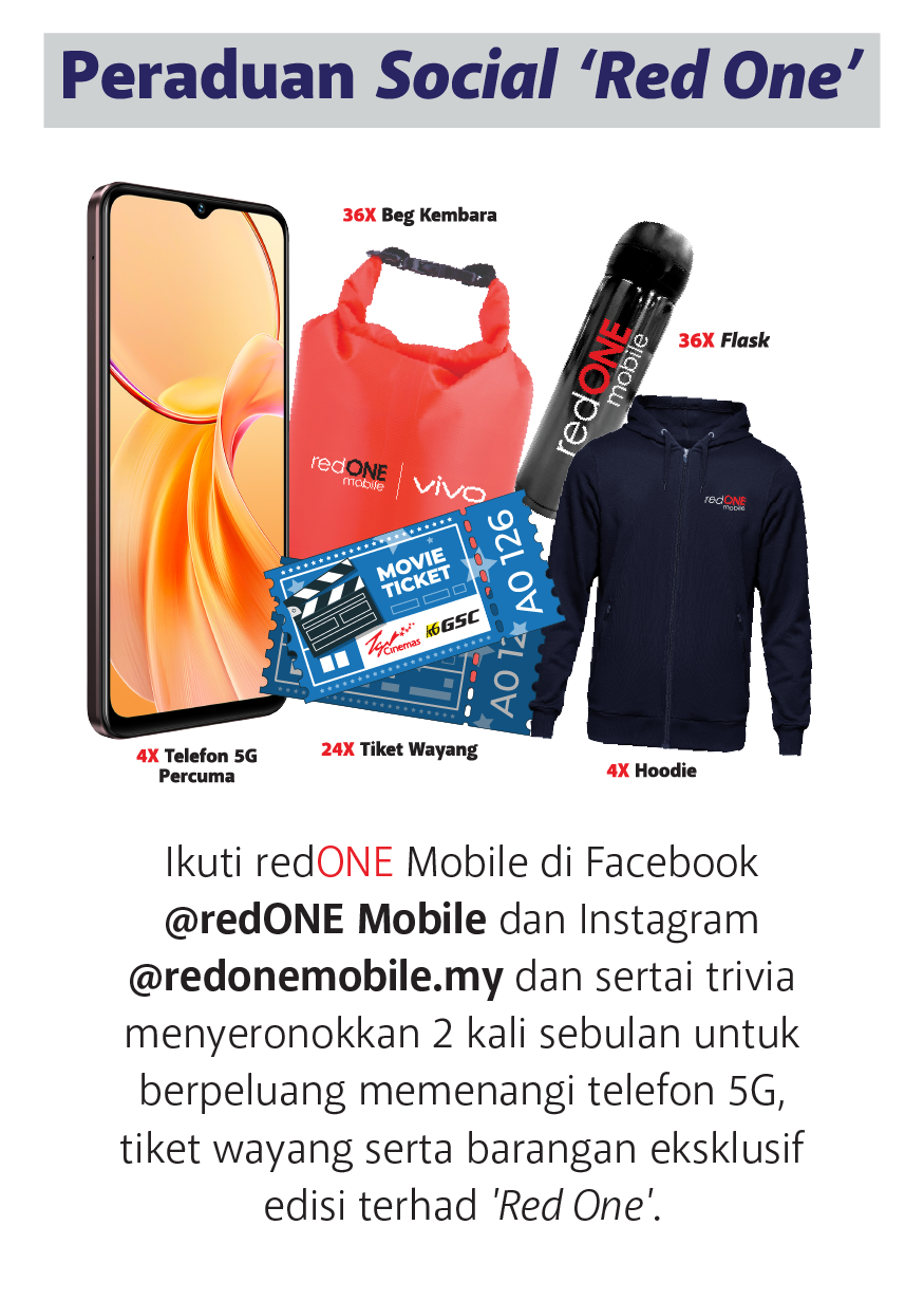 PERCUMA telefon 5G & barangan eksklusif 'Red One'! - The Lowest ...