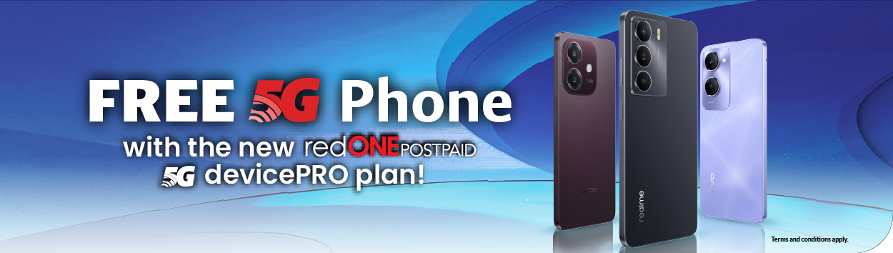 FREE 5G phone with the new redONEPOSTPAID - The Lowest Postpaid ...